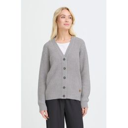 oxmo Strickjacke OXEdna in Grau | Gr.: M