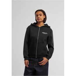Mister Tee Hoodie "Feel The Pain Ladies Fluffy Zip Hoody" in Schwarz | Gr.: XL