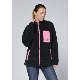 Chiemsee Fleecejacke in Schwarz | Gr.: XXL