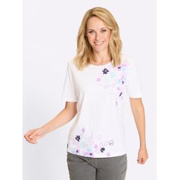 Sieh an! Kurzarmshirt in weiß-orchidee | Gr.: 56