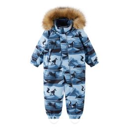 Reimatec Schneeanzug " Winteroverall Lappi " in Frozen Blue | Gr.: 74