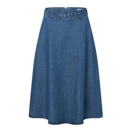 More & More More & More weiter Jeansrock mit Gürtel in middle blue denim | Gr.: 38