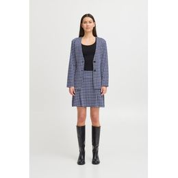 Ichi Blazer IHKATE Tight fit in Medieval Blue Check | Gr.: S