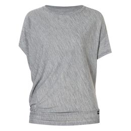 super.natural Merino T-Shirt W YOGA LOOSE TEE in grau | Gr.: S