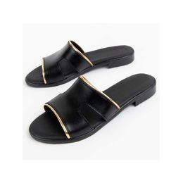 Purapiel Sandalen Hacca in Schwarz | Gr.: 39