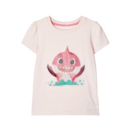 name it Mädchen T-Shirt rosa Hai-Print in Rosa | Gr.: 86