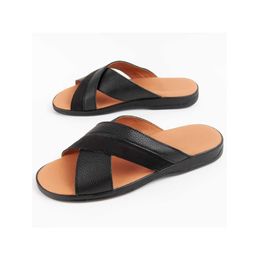 Purapiel Sandalen es Bier in Schwarz | Gr.: 43