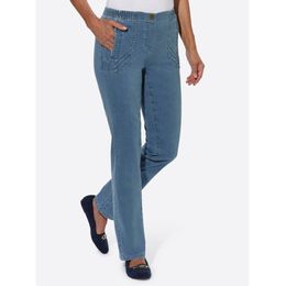 WITT WEIDEN Schlupfjeans in blue-bleached | Gr.: 24
