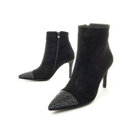Montevita Boots ette mit Absatz, Punternt in Schwarz | Gr.: 36