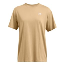Under Armour T-Shirt "Ua W Bfos Logo Tee Ss" in Braun | Gr.: L