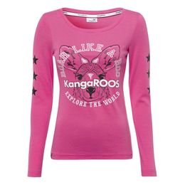 Kangaroos Longsleeve in Pink | Gr.: 36/38