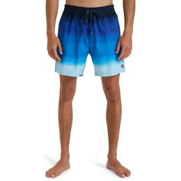 Boardshorts Billabong "All Day Fade Layback 16"", Herren, Gr. S, blau, 100% Polyester, Hosen