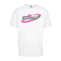 MT Upscale T-Shirt 'Speed' Herren Gr&ouml;&szlig;e 4XL grau / hellgrau / pink / wei&szlig;