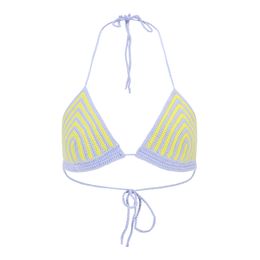 Sams&oslash;e & Sams&oslash;e Sams&oslash;e Sams&oslash;e Bikinitop 'UNI' Damen Gr&ouml;&szlig;e 80 gelb / violettblau