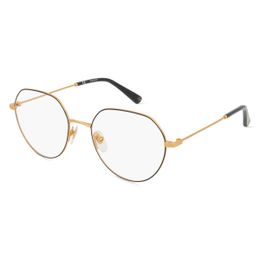 Nina Ricci NRIVNR279 Brille Unisex | Fassung: Vollrand, Quadratisch, Rosegold Gl&auml;nzend