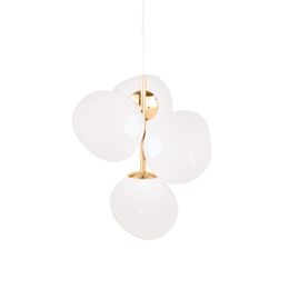 Tom Dixon Melt Small Chandelier LED Opal/Gold
