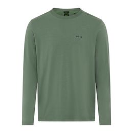 BOSS Green Langarmshirt »Tee Long« mit Rundhalsausschnitt Open Green358 XXL XXL Shirt von BOSS Green Menswear