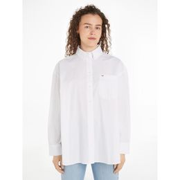 Tommy Jeans Shirtbluse »TJW OVS ESSENTIAL SHIRT EXT« modische Oversize Form White M (38) M (38) Shirtbluse von Tommy Jeans