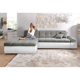 DOMO collection Ecksofa »Moric, L-Form, XXL-Sofa - Breite 300cm, viel Platz, auch in Cord« wahlweise mit Bettfunktion und Armteilverstellung.,...