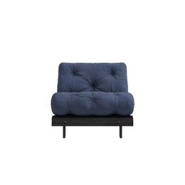 Karup Design Daybett »Daybett Roots Schlafsofa – Gästebett & Sofa aus FSC -Kiefer« Inkl. Futonmatratze, in mehreren Größen & Farben erhältlich Navy