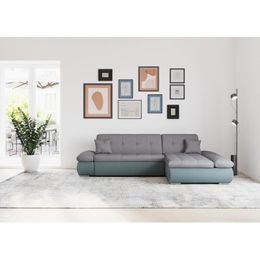 DOMO collection Ecksofa »Moric, L-Form, XXL-Sofa - Breite 300cm, viel Platz, auch in Cord« wahlweise mit Bettfunktion und Armteilverstellung,...