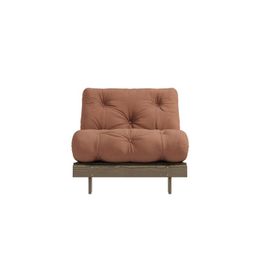 Karup Design Daybett »Daybett Roots Schlafsofa – Gästebett & Sofa aus FSC -Kiefer« Inkl. Futonmatratze, in mehreren Größen & Farben erhältlich Clay...