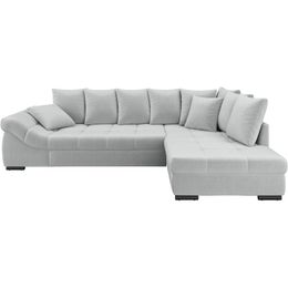 Ecksofa &raquo;Pietro, L-Form, mit Bett, wahlweise mit Kaltschaum&laquo; mit Kaltschaum und Bett Grundgewebe 100% Polyester; Nutzschicht 90% Polyester / 10% 