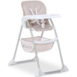 hauck Hochstuhl »Sit N Fold, beige« () schmal faltbar beige
