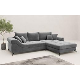Ecksofa &raquo;Taylor, L-Form, wahlweise mit Kaltschaum&laquo; mit Kaltschaum bis 140 kg pro Sitzplatz belastbar 90% Polyester / 10% Nylon