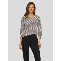 Rabe 3/4-Arm-Shirt mit Minimal Print Macchiato 48 48 Shirt für Damen von Rabe MODEN
