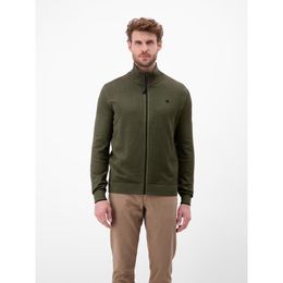 Lerros Strickjacke »Melange-Strickjacke für Herren« NORDIC OLIVE L L MODERN FIT (schmale Passform)