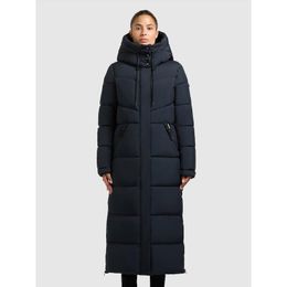 Khujo Steppmantel &raquo;SHIMANTA5&laquo; PORT BLUE L (40) L (40) Der wadenlange Khujo Mantel SHIMANTA5 hat frostigen Wintertagen so einiges entgegenzusetzen