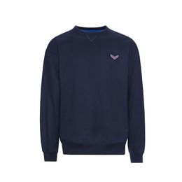 TRIGEMA Sweatshirt &raquo;Oversized Sweatshirt mit Logo-Patch&laquo; navy L L Aufgen&auml;htes Patch TRIGEMA Logo