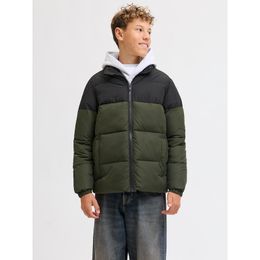 Jack & Jones JACK & JONES JUNIOR Steppjacke »JJMAZE PUFFER COLLAR JNR« ohne Kapuze Rosin Detail:BLACK BLOCKING 152 152 Gesteppte Jacke von Jack & Jones Junior