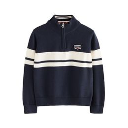 Superdry Pullover Jungen Größe 110 navy / weiß