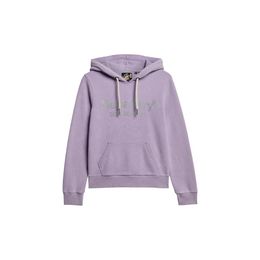 Superdry Sweatshirt 'Venue' Damen Größe S lila / silber