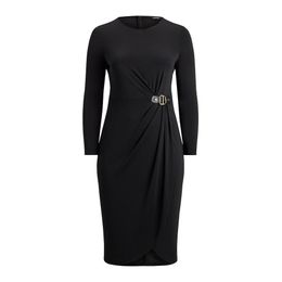 Lauren Ralph Lauren Plus Kleid 'SABLISE' Damen Größe 48 schwarz Winterkleid