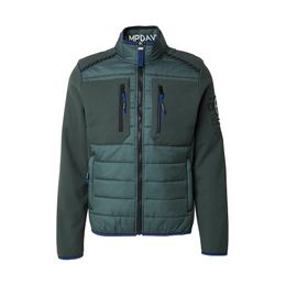 CAMP DAVID Fleecejacke Herren Gr&ouml;&szlig;e 4XL dunkelgr&uuml;n