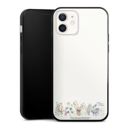 DeinDesign iPhone 12 Handy Slim Case extra dünn Silikon Handyhülle schwarz Hülle Disney Winnie The Pooh Eukalyptus Silikon Slim Case