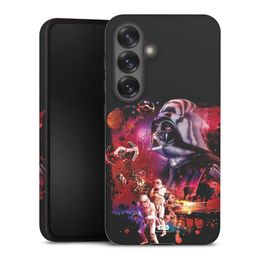 DeinDesign Galaxy S25 Handy Panzer Handyhülle robuste Outdoor Hülle Schutzhülle matt Darth Vader Star Wars Merchandise Tough Case