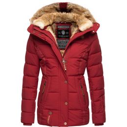 Marikoo Winterjacke 'Nekoo' Damen Größe XL hellbraun / rot