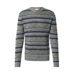 Garcia Pullover Herren Größe M grau / pastellgrün / altrosa