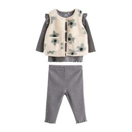 next Set girl Grey size 9-12 mths