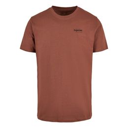 Mister Tee T-Shirt 'Espresso' Herren Gr&ouml;&szlig;e XXL rostbraun / schwarz / wei&szlig;