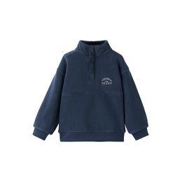Mango Kids Pullover Jungen Größe 86 navy / grau