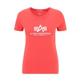 Alpha Industries T-Shirt Damen Größe S hellrot / weiß