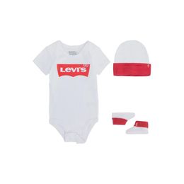 Levi's Kids Romper/Bodysuit 'Classic Batwing Infant 3pc Set' kids White size 0-6