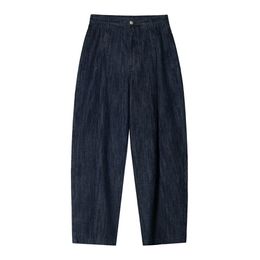Bershka Pleated Jeans male Blue size 40