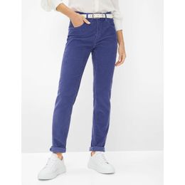 Brax Damen Cordhose Style MARY DARK PURPLE, dunkles lila, Gr. 34