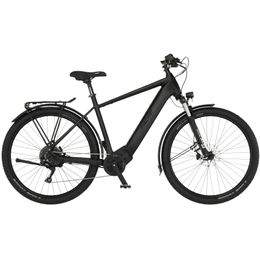 FISCHER BIKE E-Bike FISCHER FAHRRAD "TERRA 8.0i 55" Gr. 55, schwarz (schwarz, schwarz), Elektrofahrräder, 55cm, 29 Zoll (73,66cm), Pedelec, Elektrofahrrad für Damen u. Herren